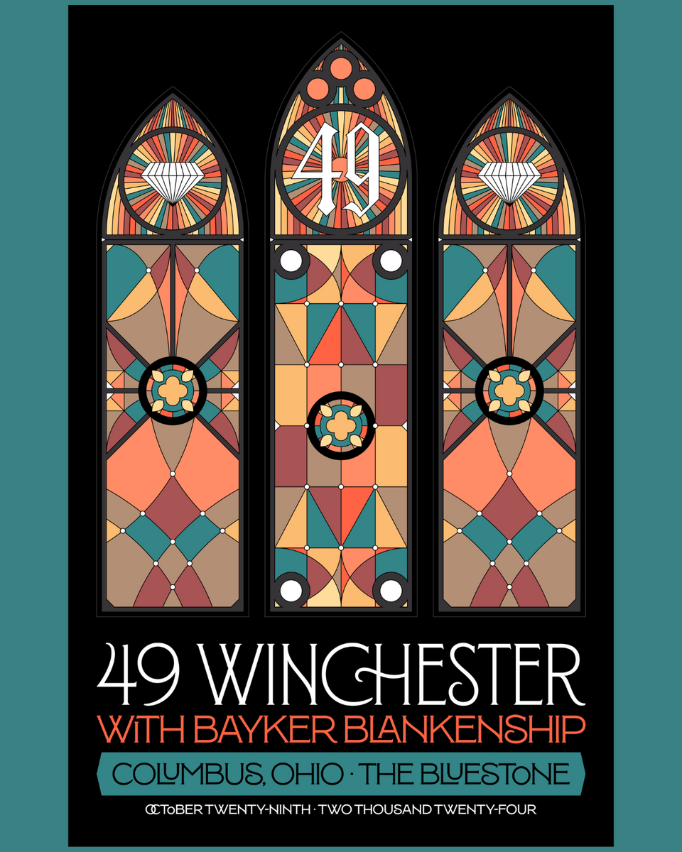 10.29.2024 Bluestone Poster - Signed – 49 Winchester