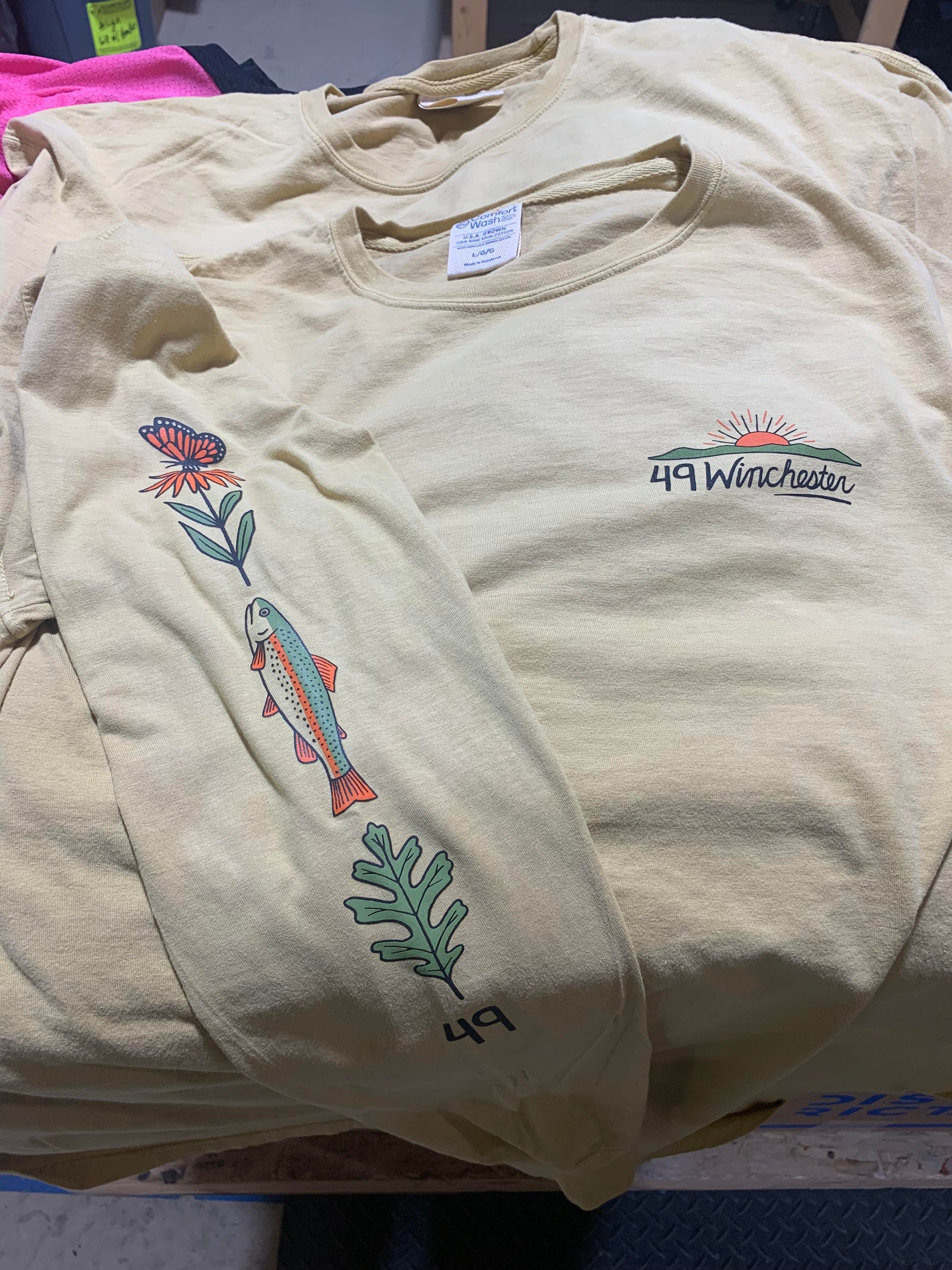 Russell County Line Long-Sleeve Tee – 49 Winchester